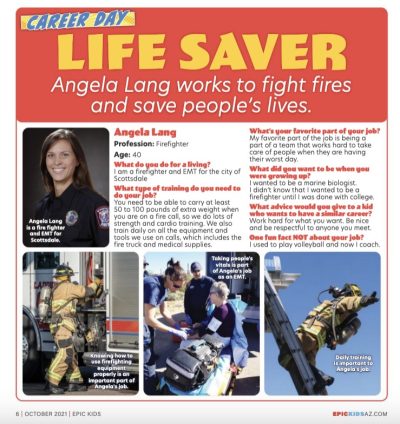 Career Day: Angela Lang Works to Fight Fires and Save People's Lives ...