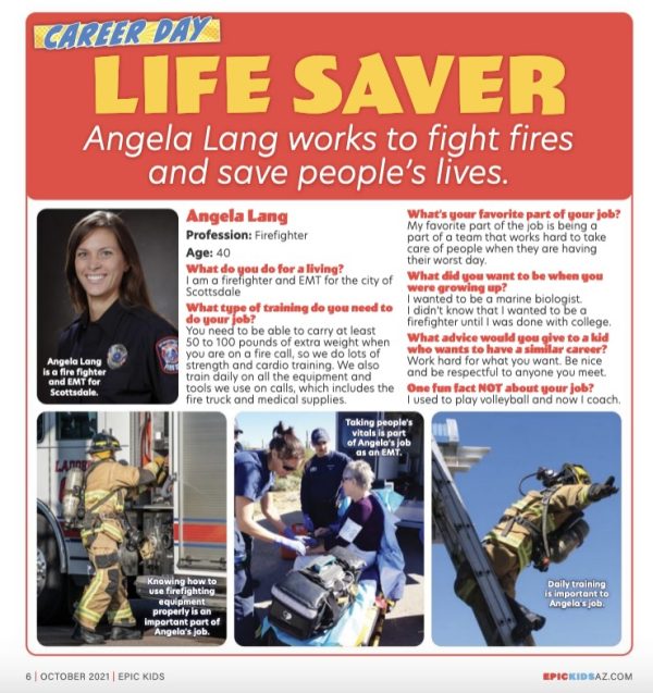 Career Day: Angela Lang Works to Fight Fires and Save People's Lives ...