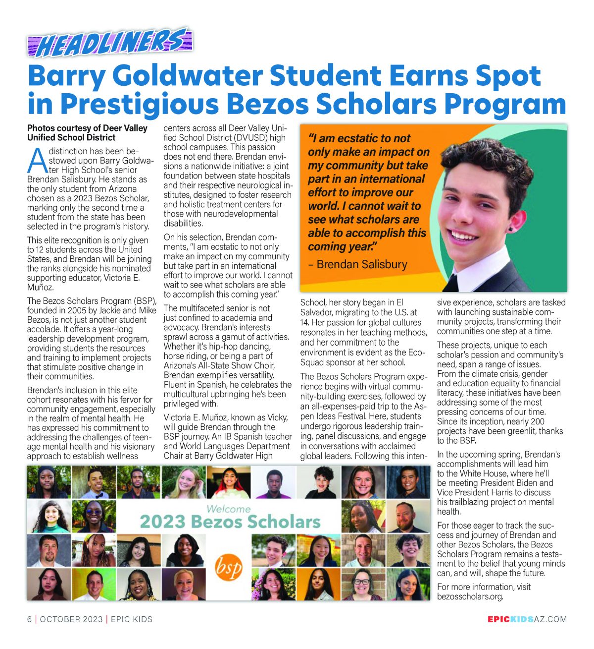 Barry Goldwater Student Earns Spot in Prestigious Bezos Scholars ...