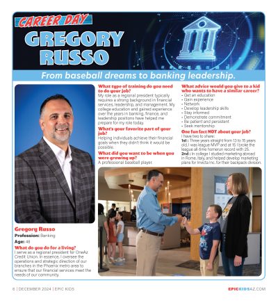 Gregory Russo: From baseball dreams to banking leadership - Epic Kids