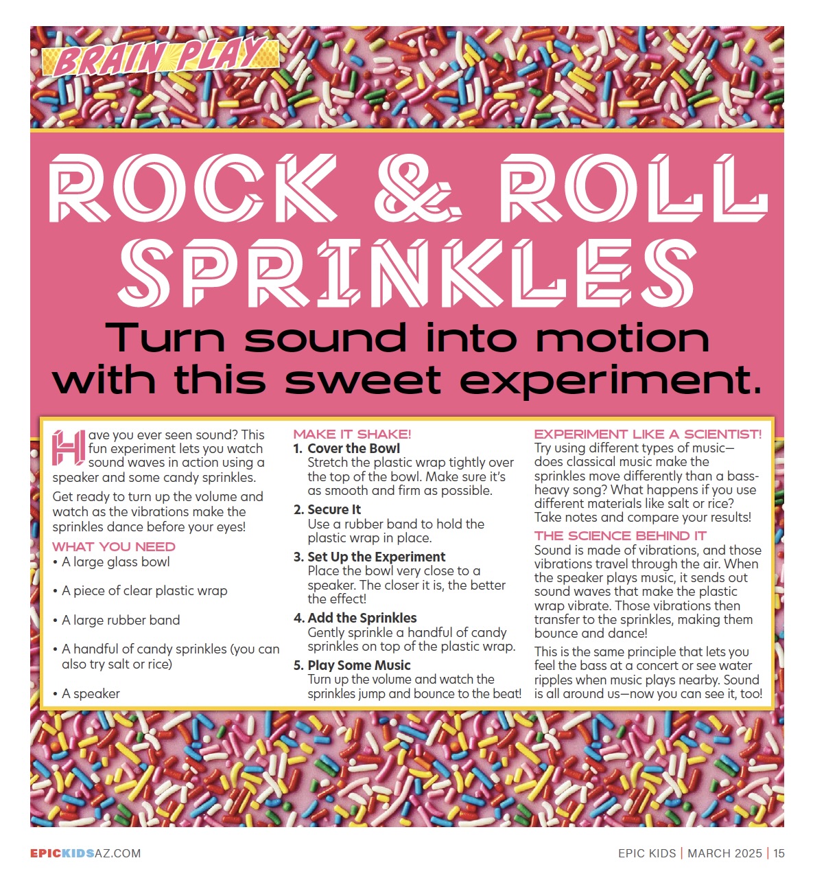 Rock & Roll Sprinkles: Turn Sound into Motion with this Sweet ...